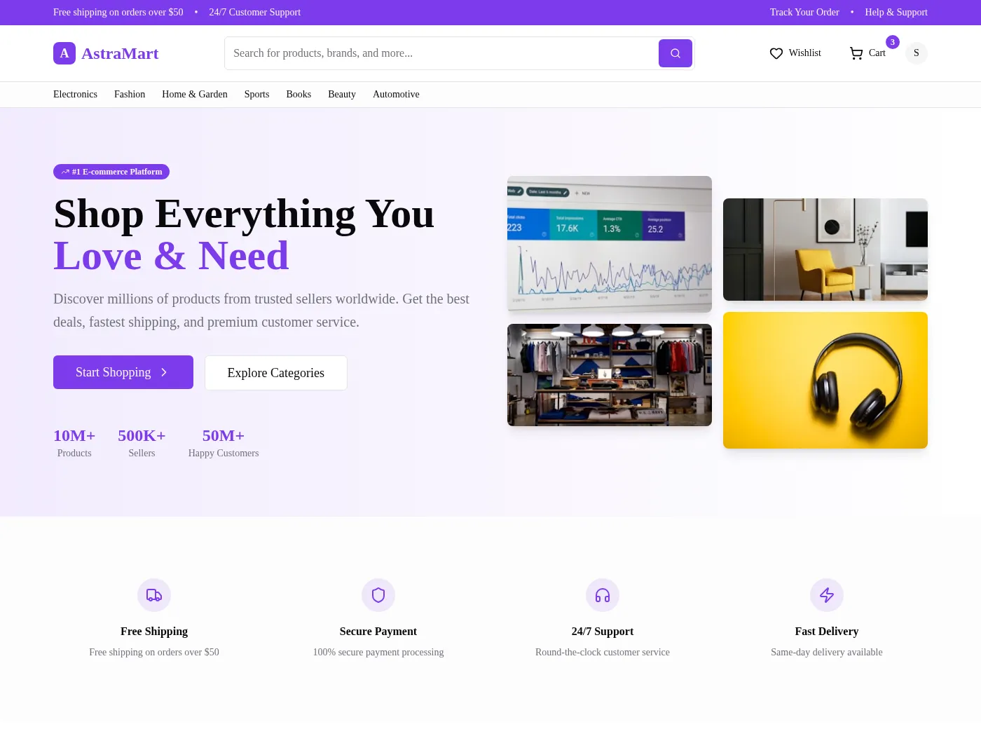 AstraMart: Next-Gen Scalable E-Commerce Platform