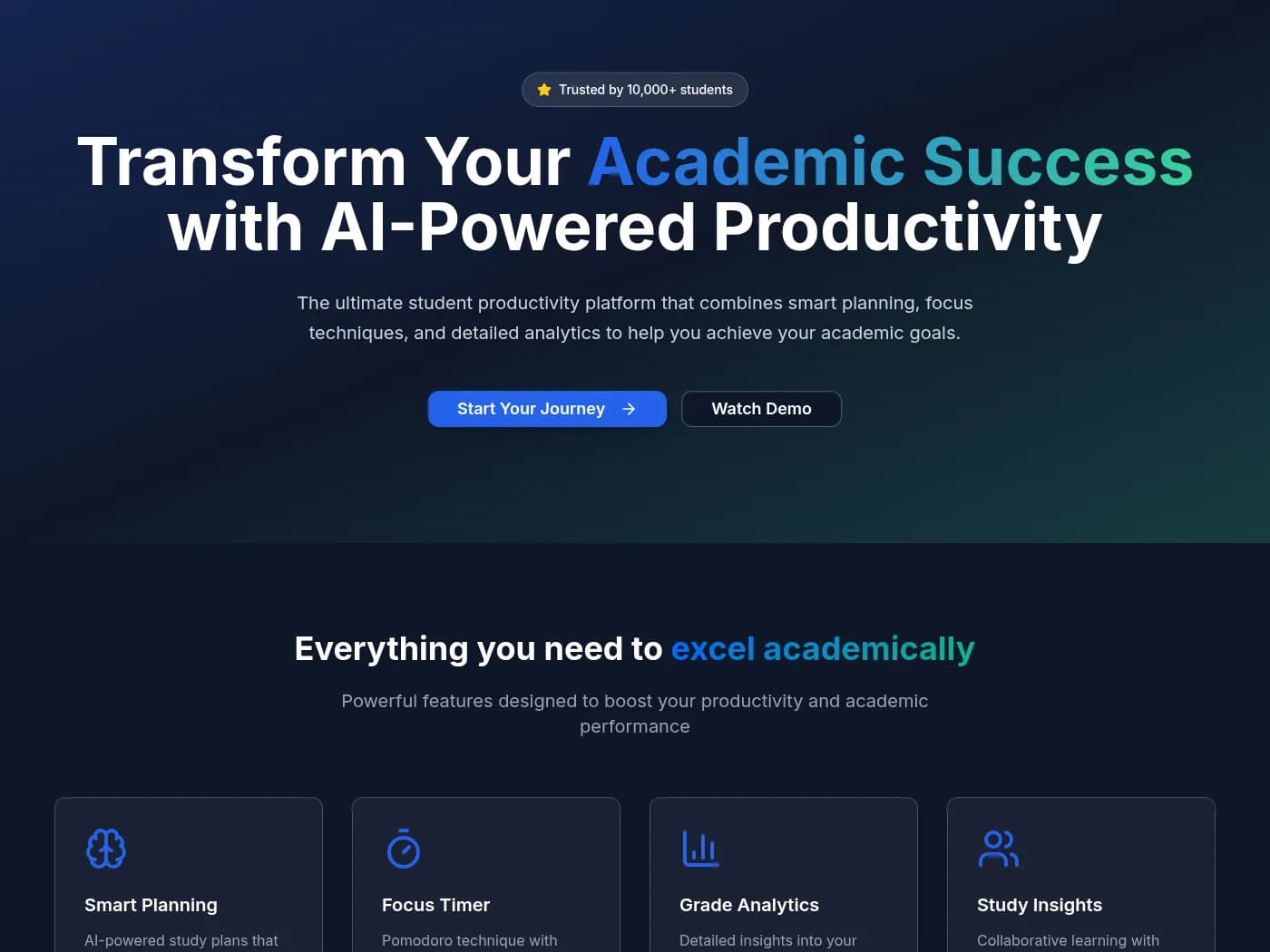 AstraStudy – Premium AI-Powered Student Productivity SaaS Platform