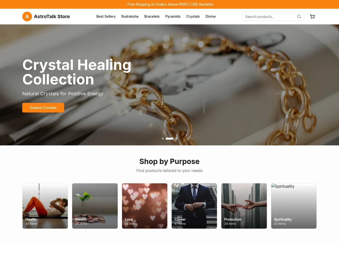 AstroTalk Store Web Clone