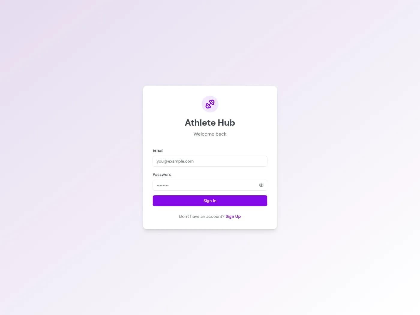 Athlete Activity Hub