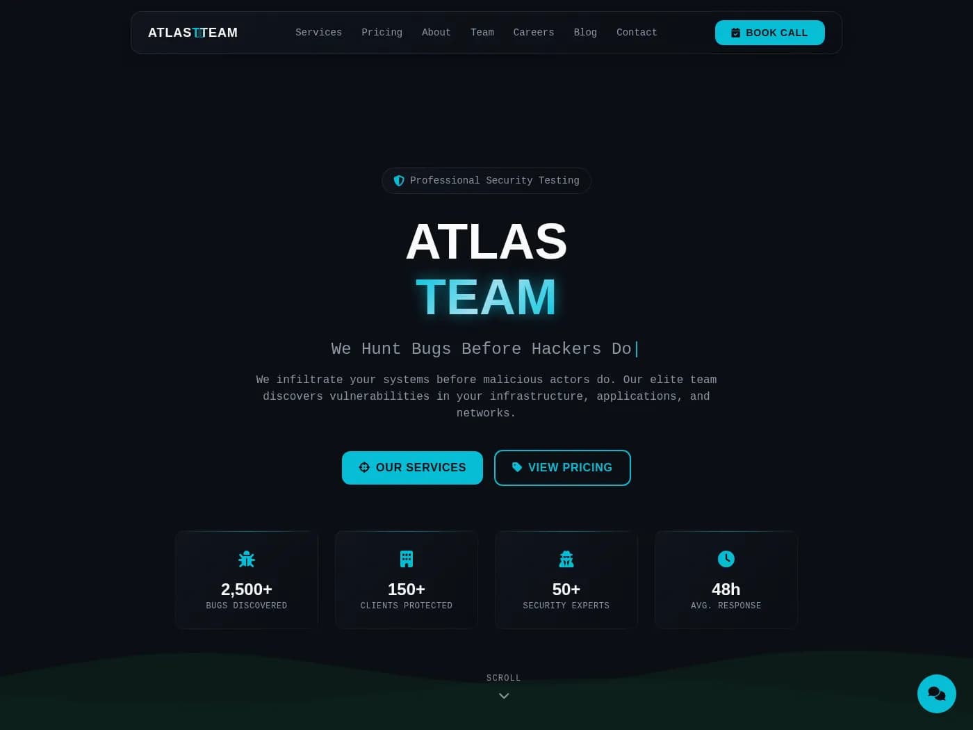 Atlas Team Cybersecurity Website