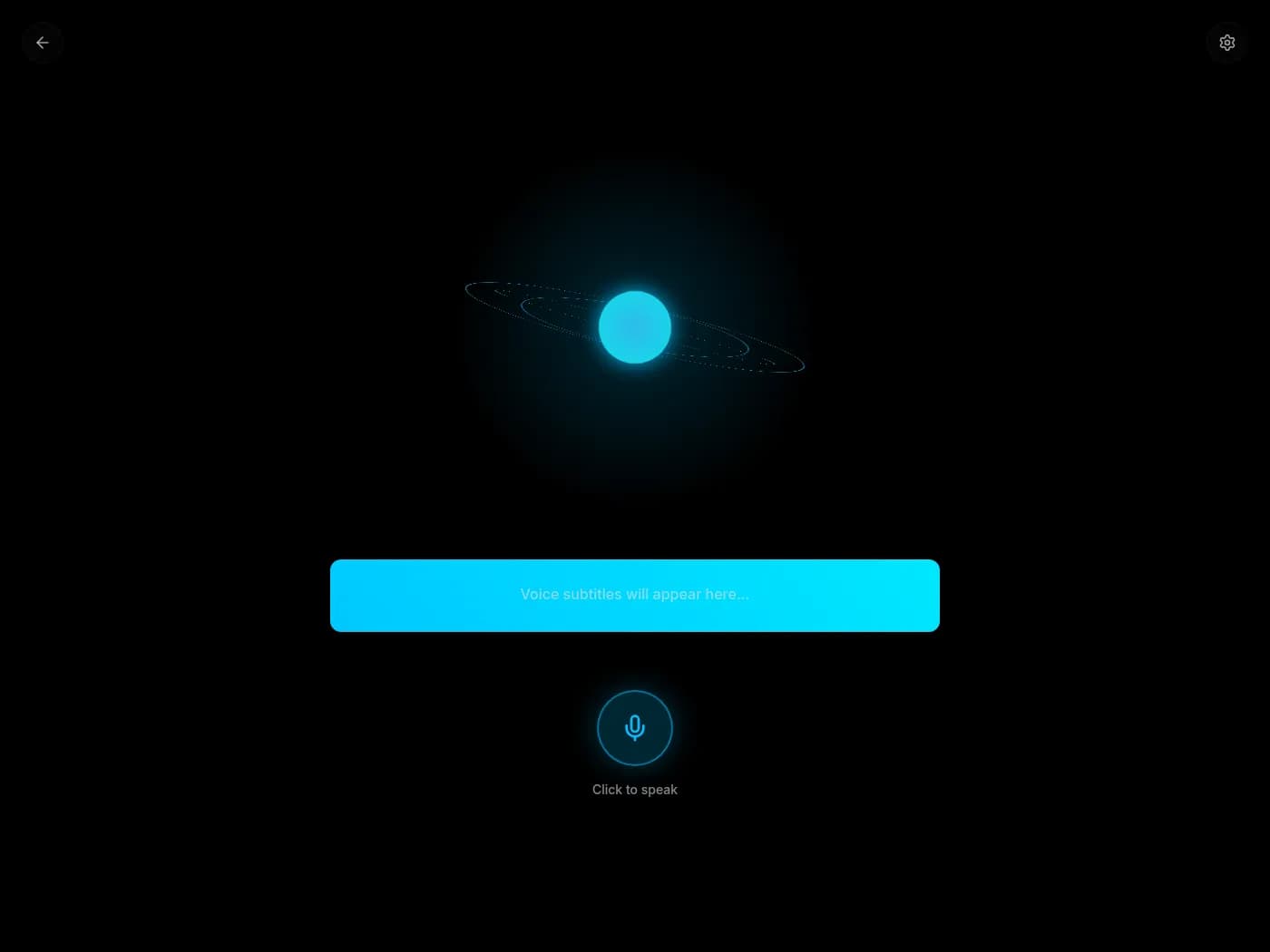 Atom Voice Live AI Web Visualizer