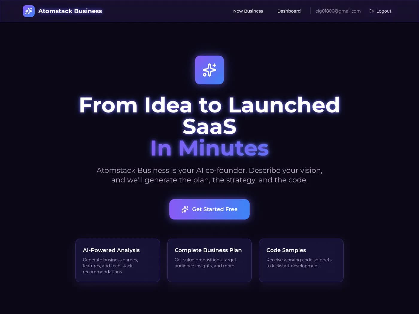 Atomstack Business – AI-Powered SaaS Business Builder