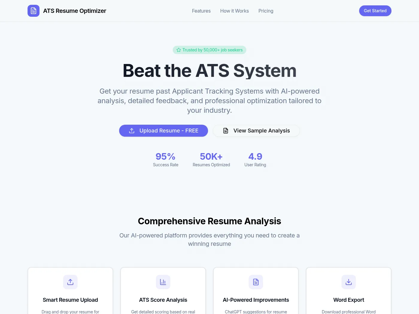 ATS Resume Optimizer & Generator