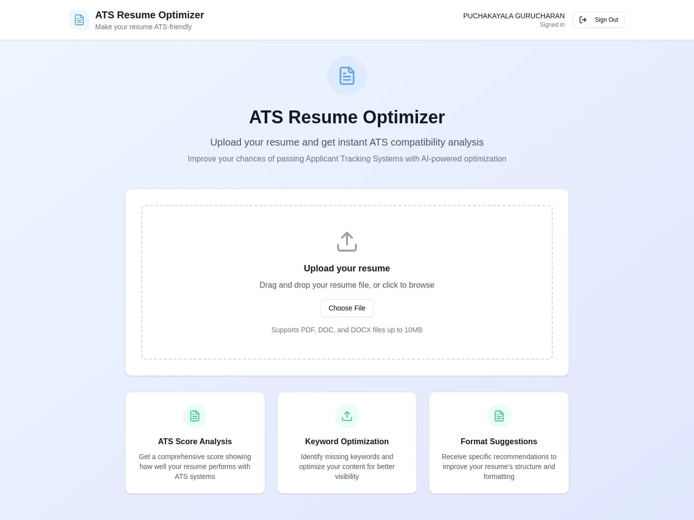 ATS Resume Optimizer