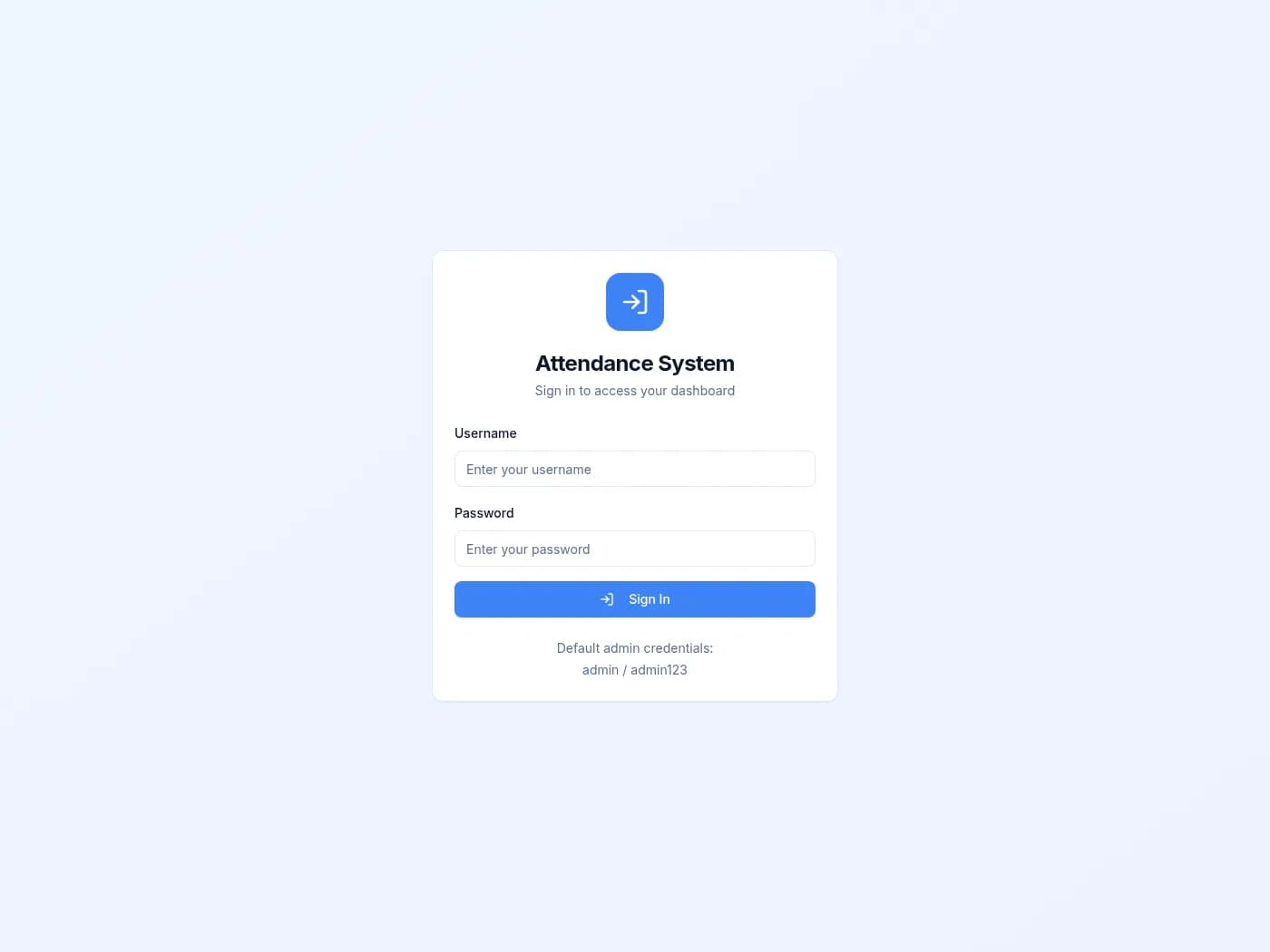 Smart Attendance Record Keeper with Admin Controls
