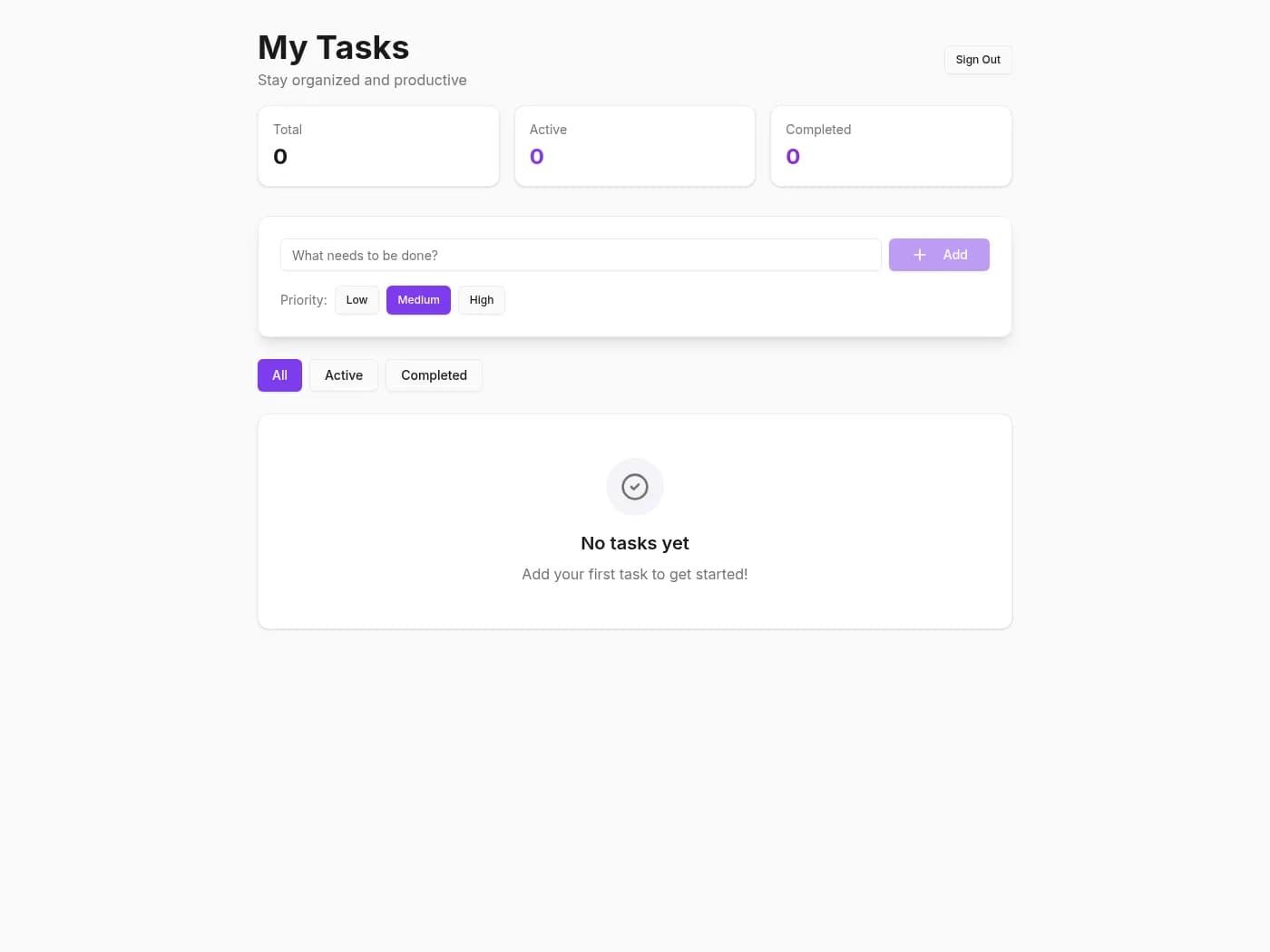 Attractive Todo Application