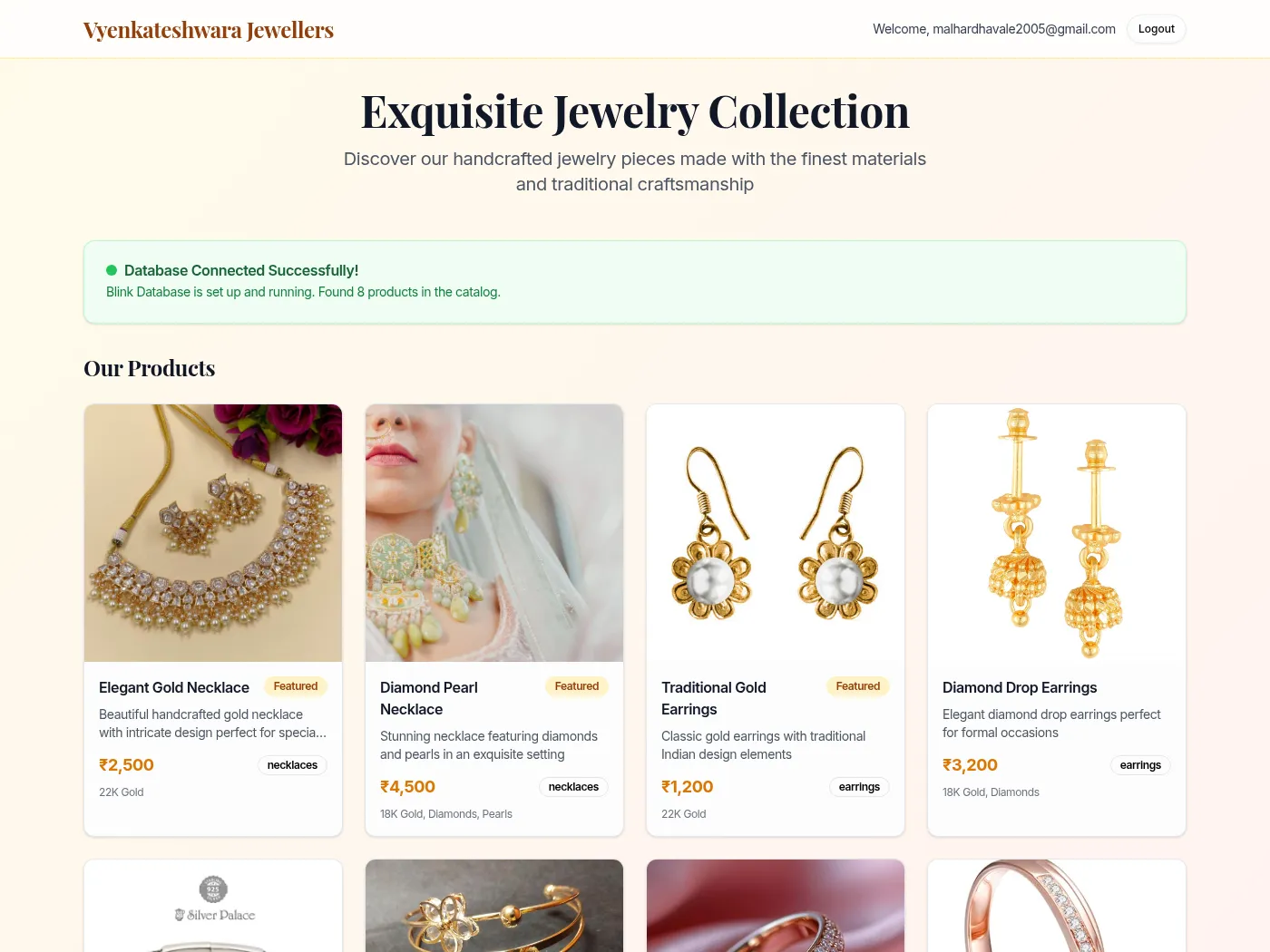 Attractive UI Web App with Integrated Backend