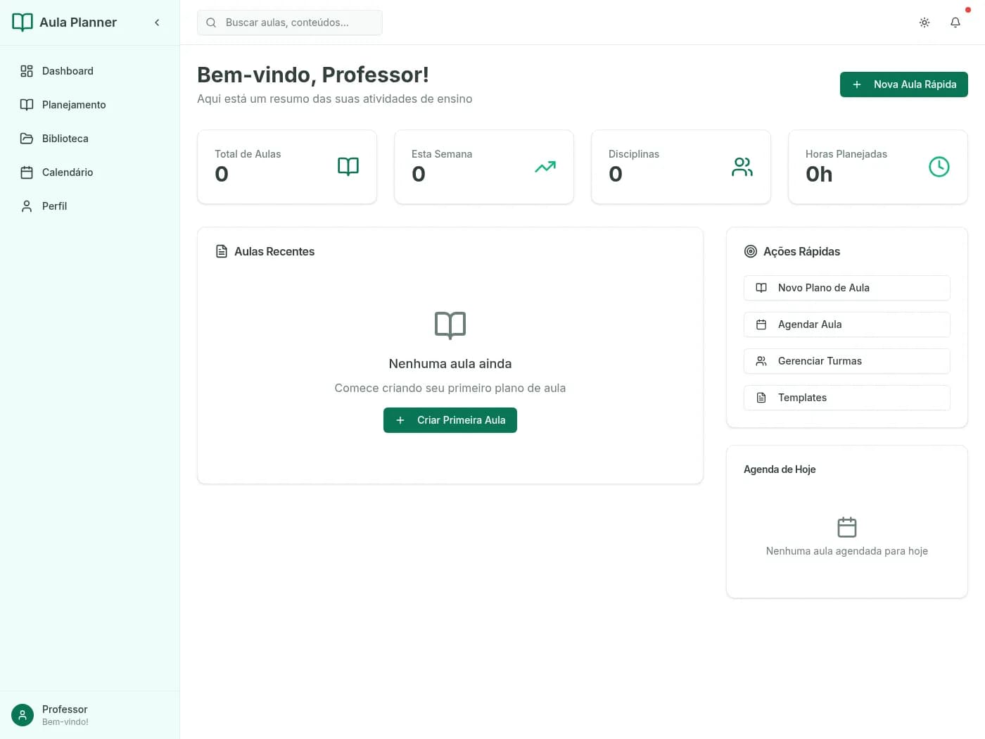 Aula Planner – App para Professores