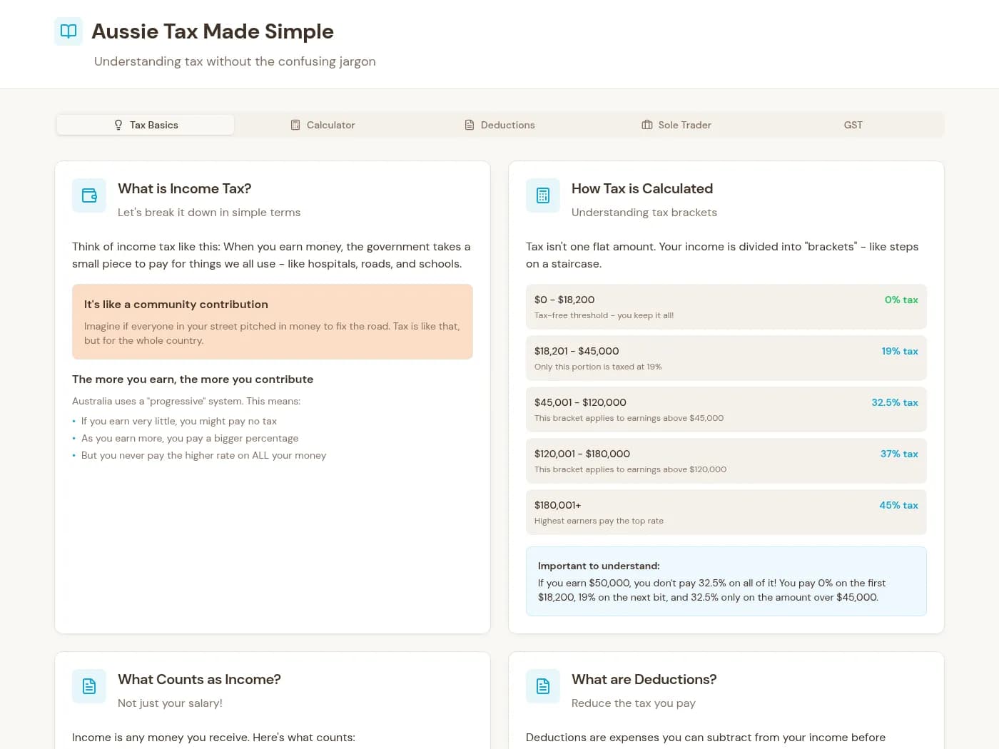 Simple Aussie Income Tax Explainer for Everyone