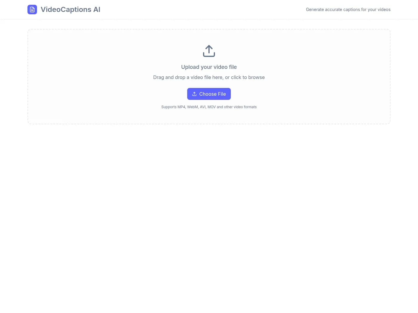 Auto Caption Generator for Videos