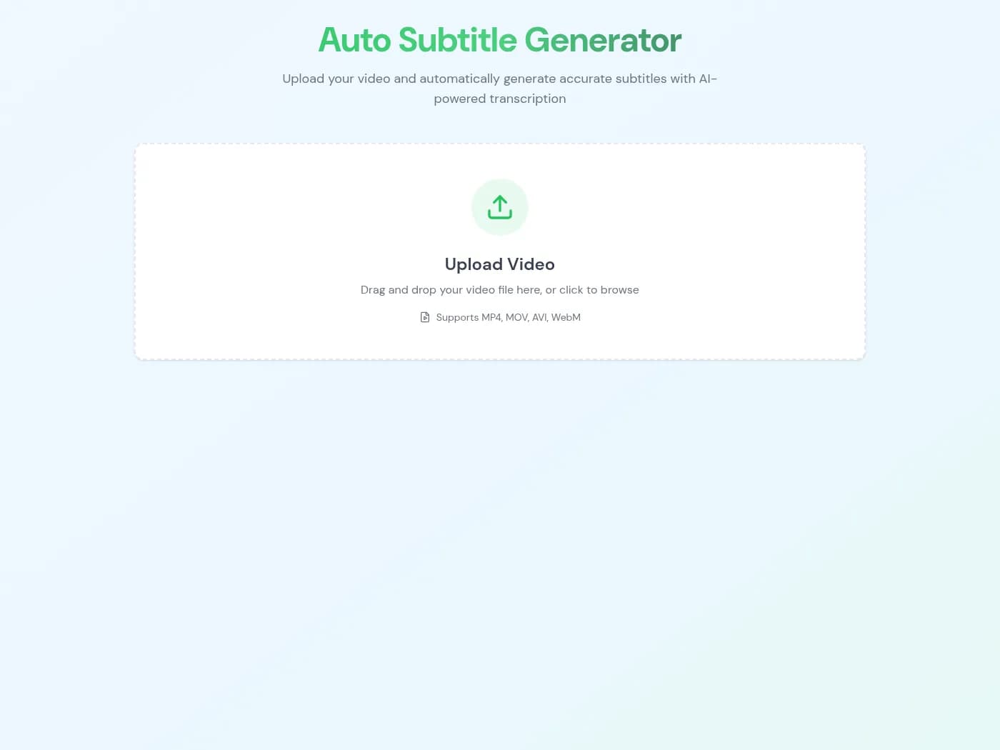 Auto Subtitle Generator