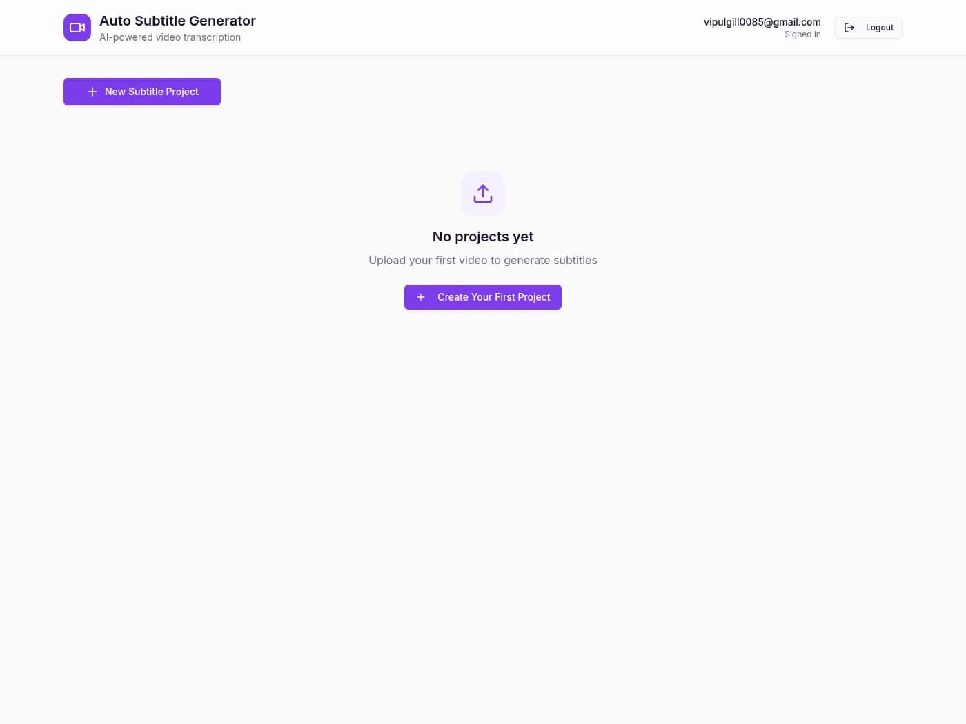 Auto Subtitle Generator for Videos