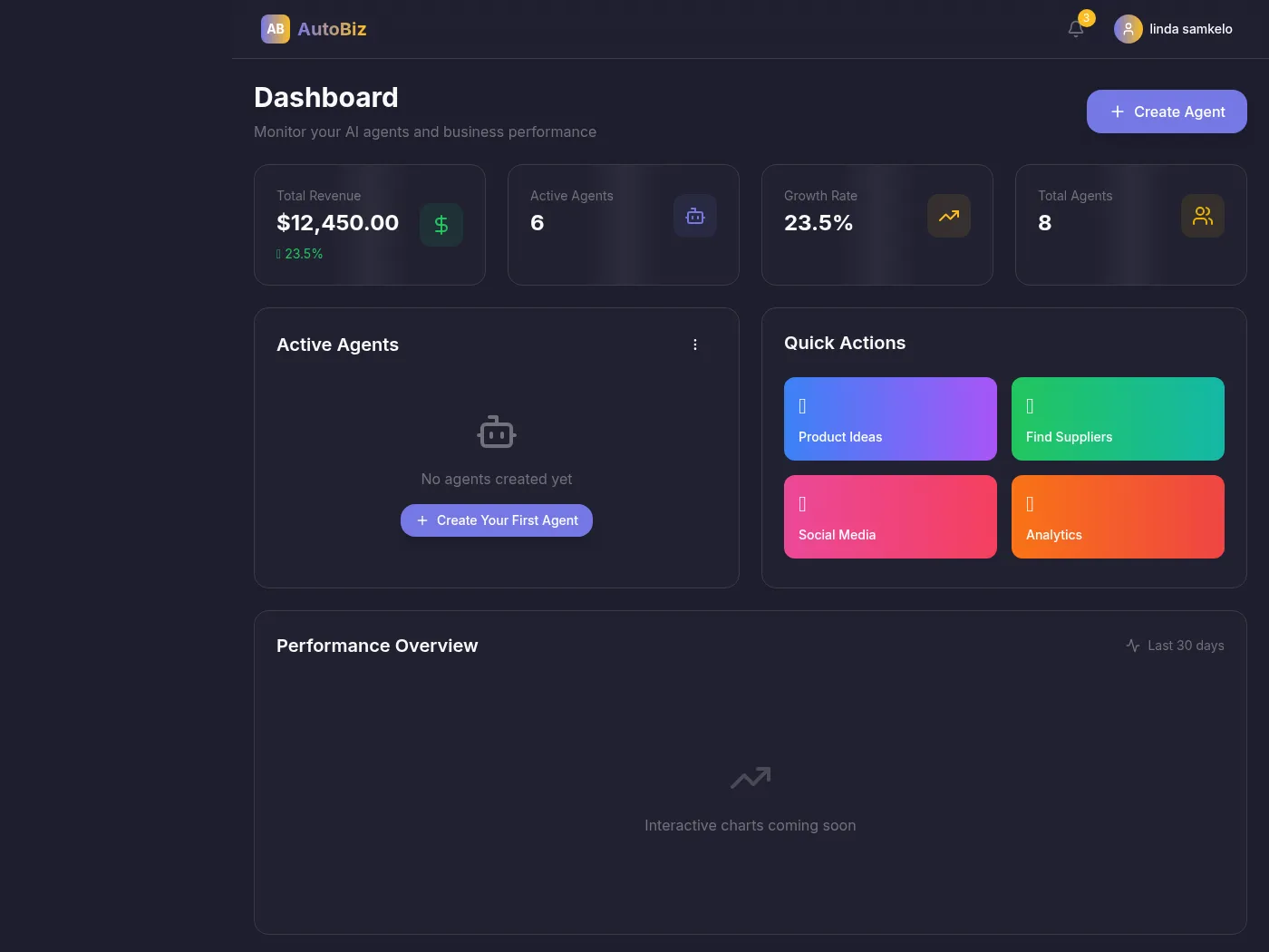 AutoBiz AI Agents Platform