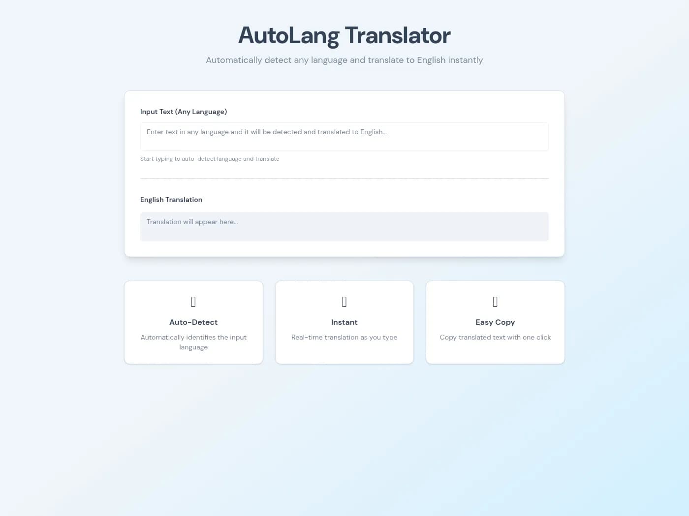 AutoLang Translator