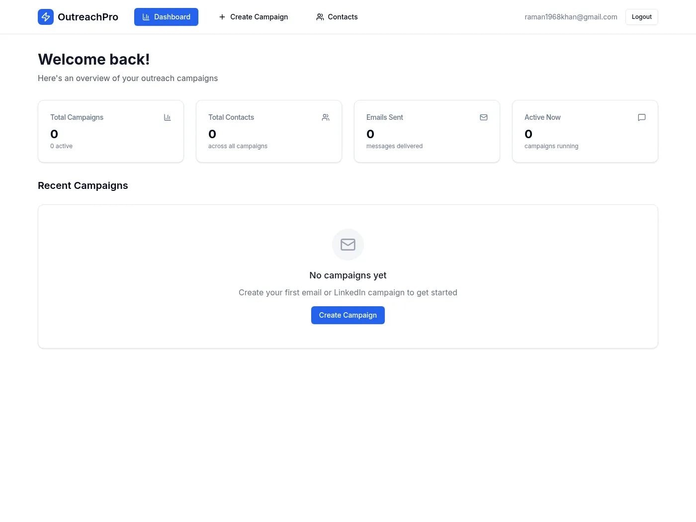 Automated Email & LinkedIn Messaging Platform