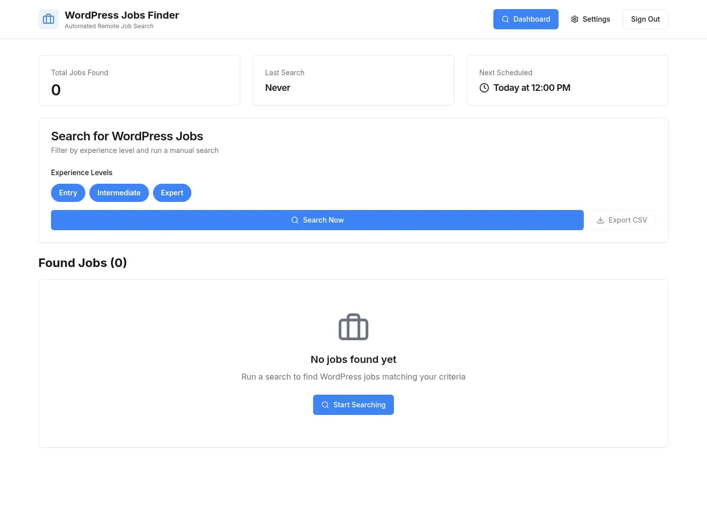 Automated Remote WordPress Jobs Finder and Notifier