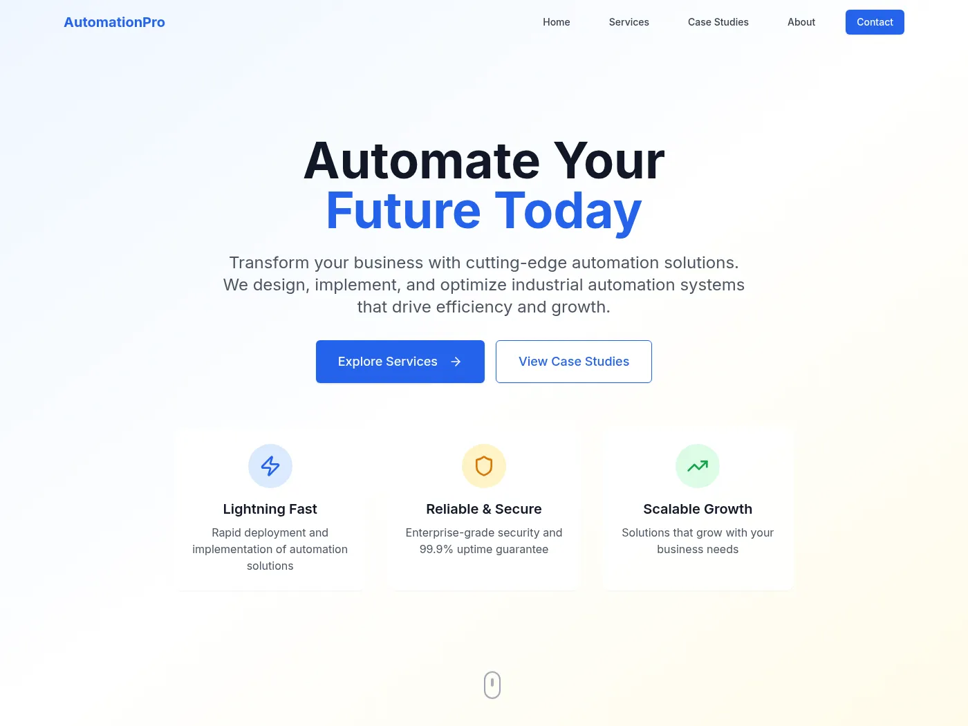 Automation Service Provider Portfolio