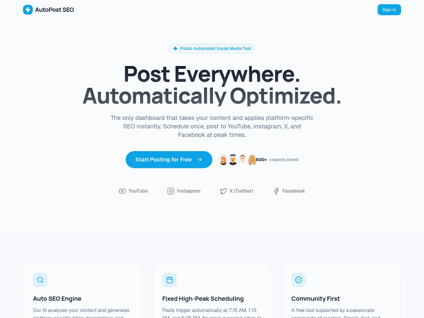 AutoPost SEO Dashboard
