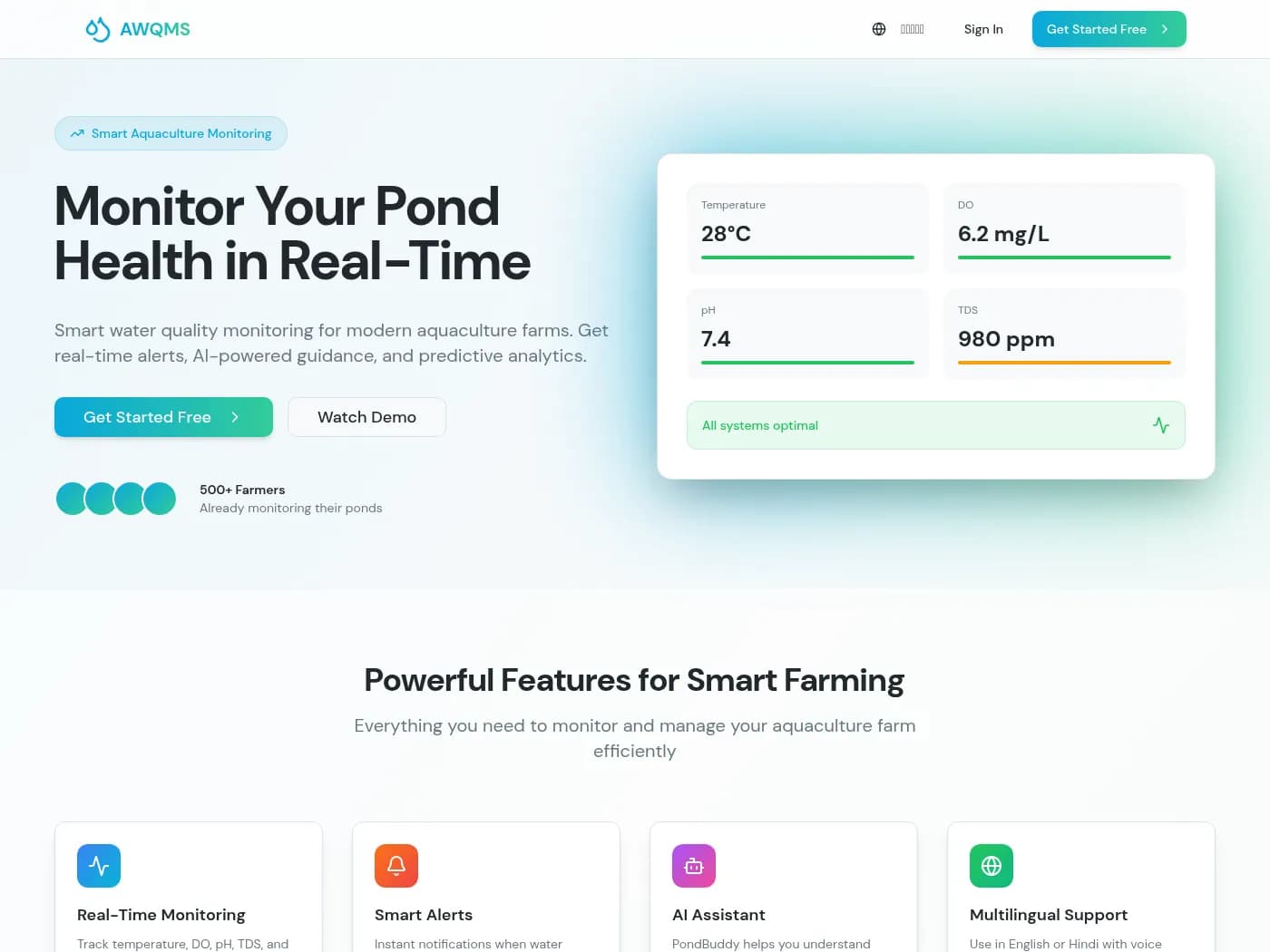 AWQMS — Aquaculture Water Quality Monitoring System