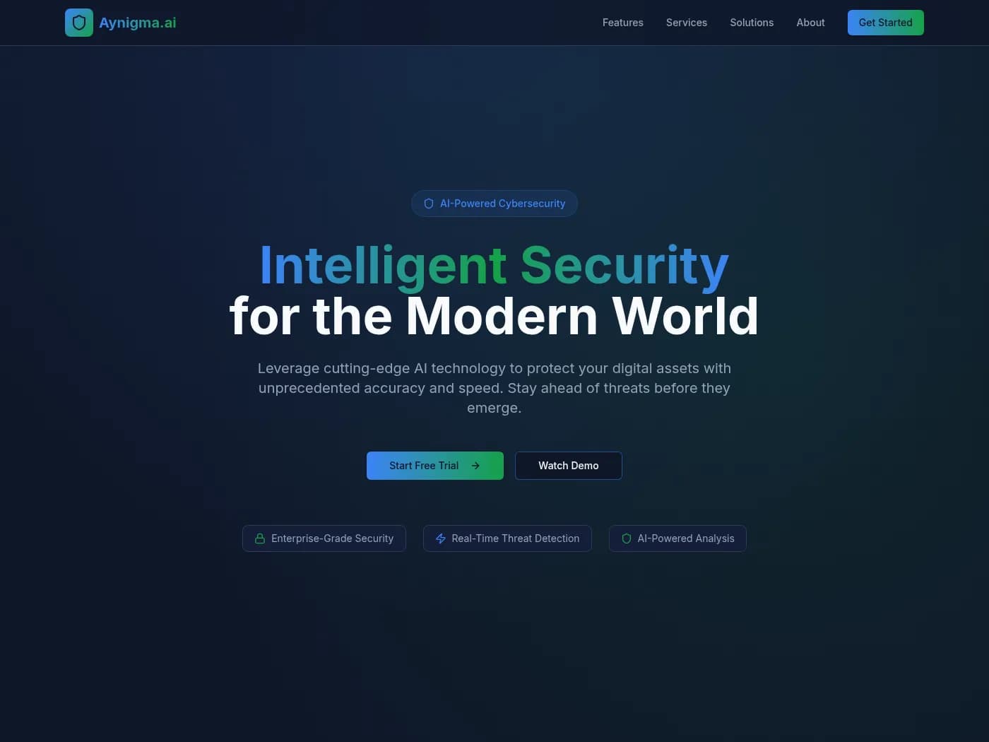Aynigma.ai Enhanced Web Experience