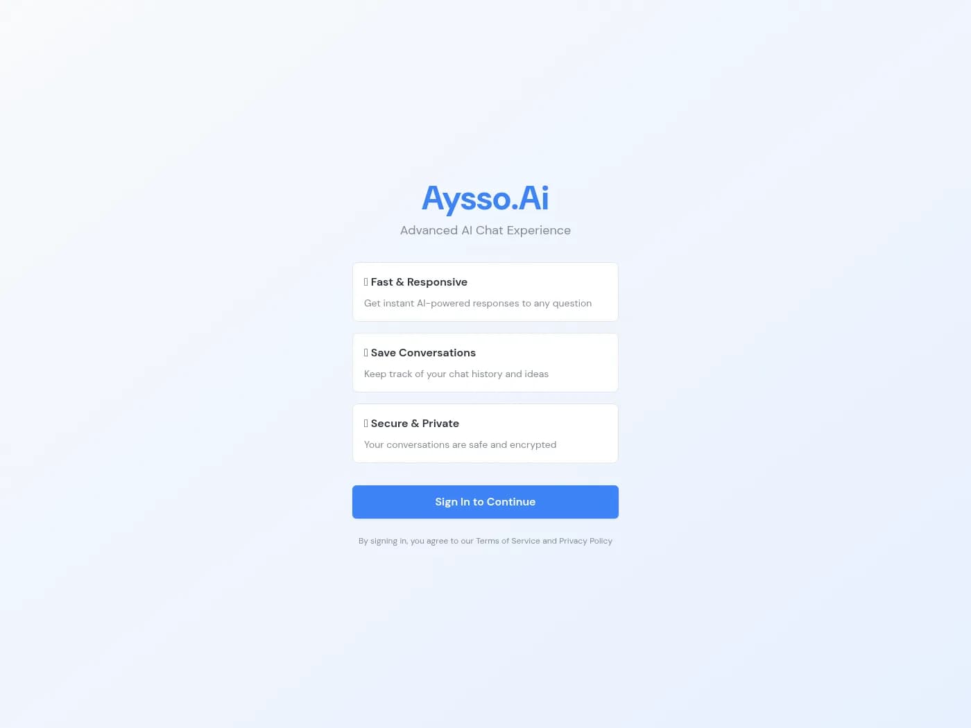Aysso.Ai ChatGPT Clone