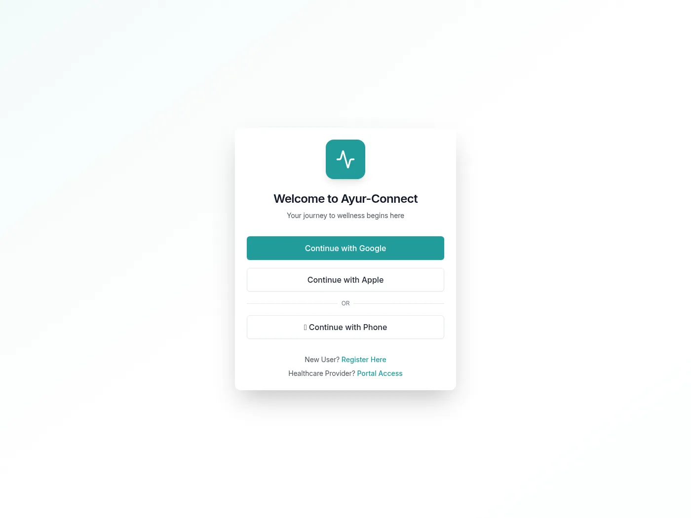 Ayur-Connect: Patient Mobile App & Practitioner Portal for Panchakarma Care