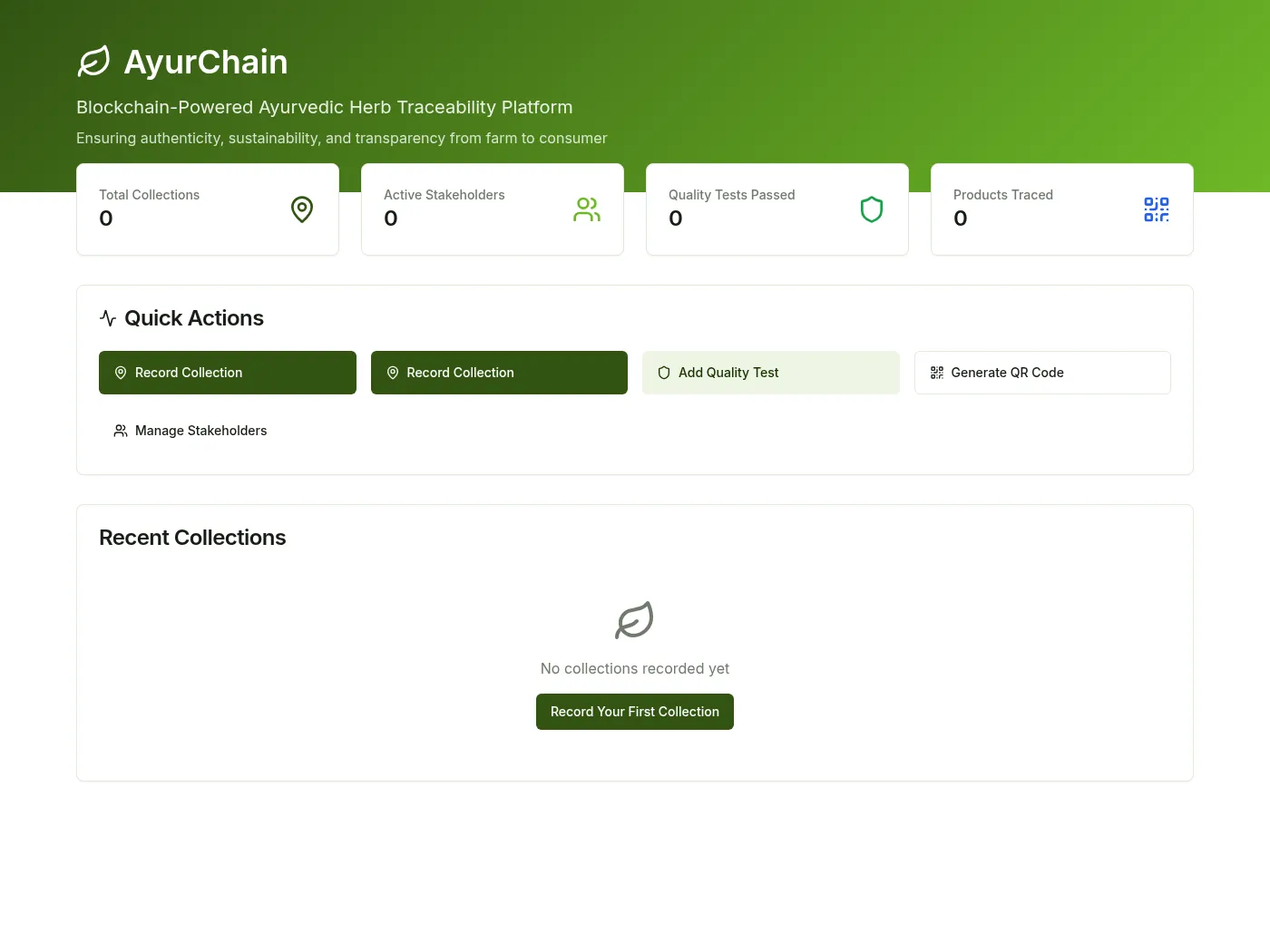 Blockchain-Powered Ayurvedic Herb Provenance System for Transparent and Sustainable Supply Chains