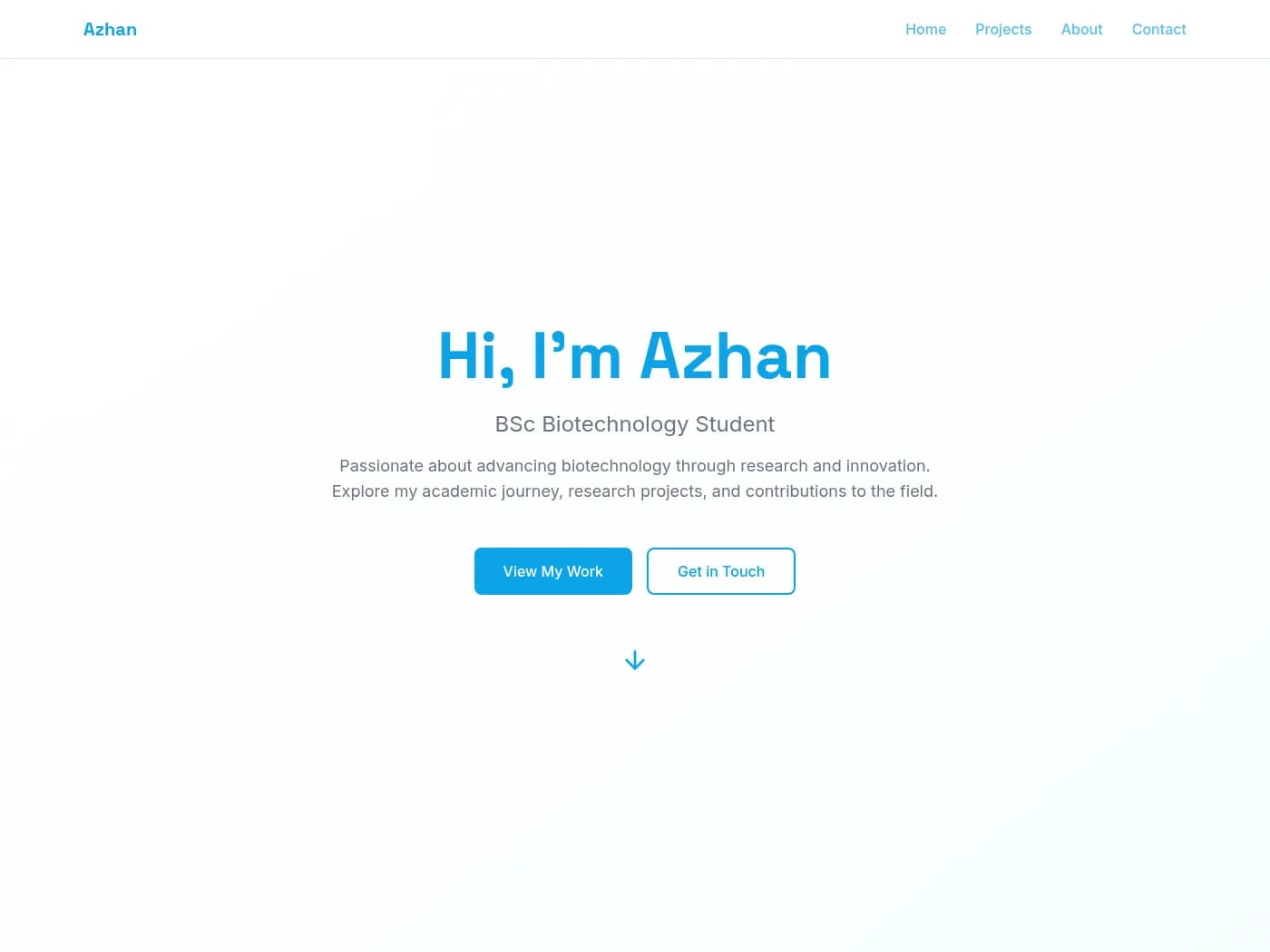 Azhan's Biotech Portfolio Website