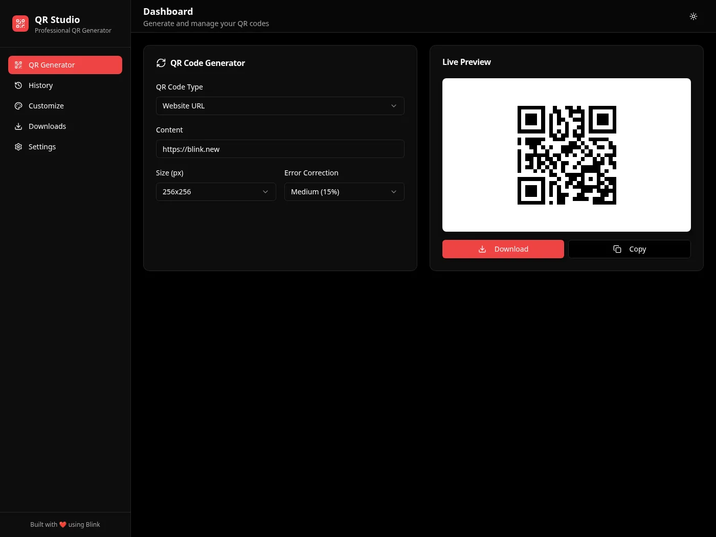 QR Code Generator