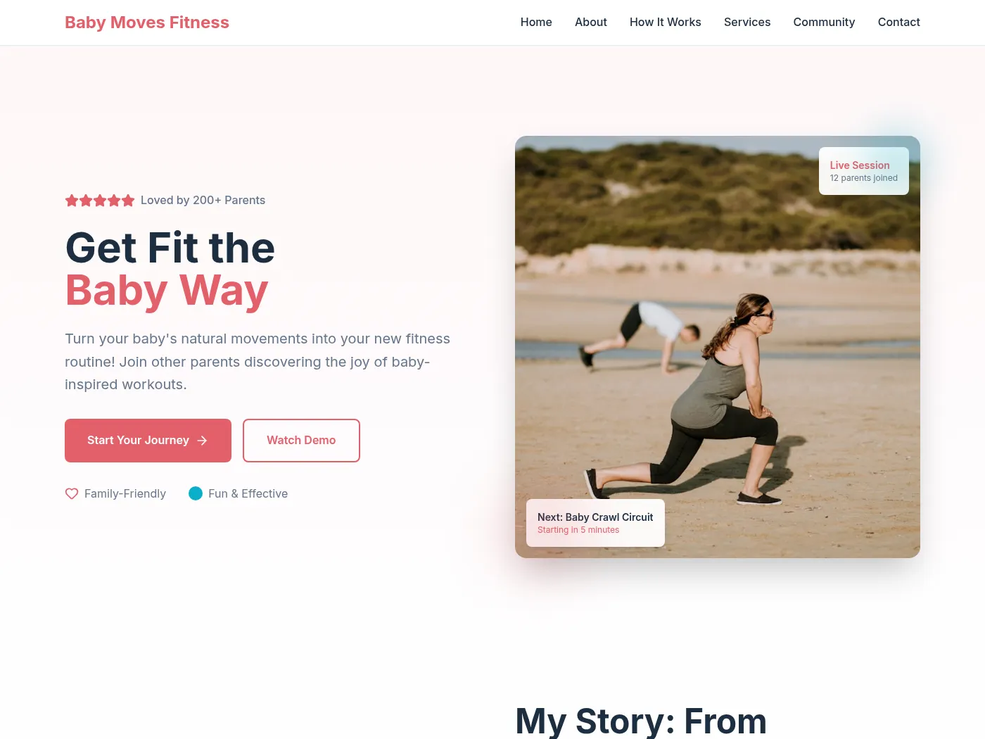 Baby Moves Fitness: Playful Workouts for Parents Inspired by Baby Movements
