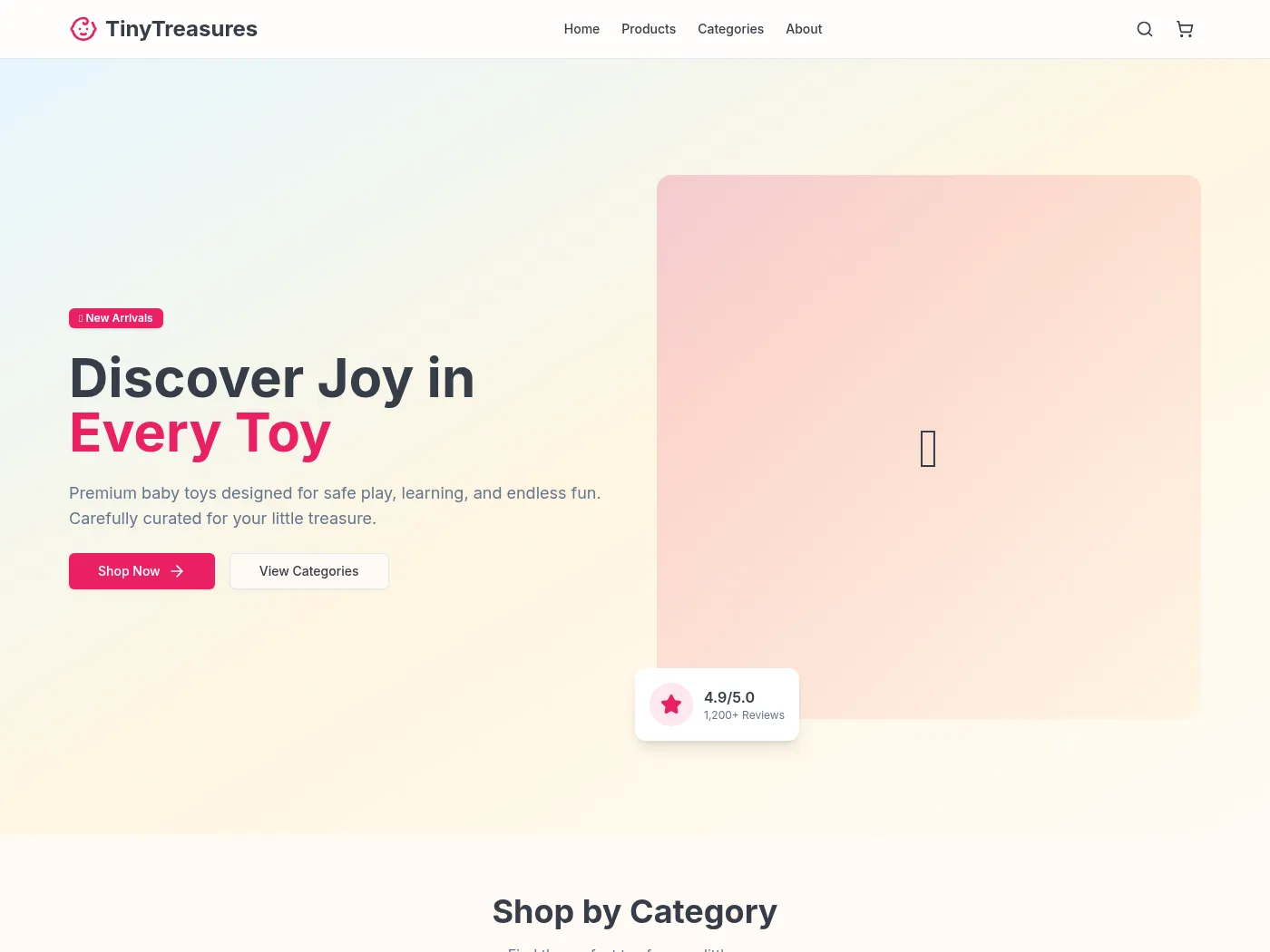 Baby Toys E-commerce Store