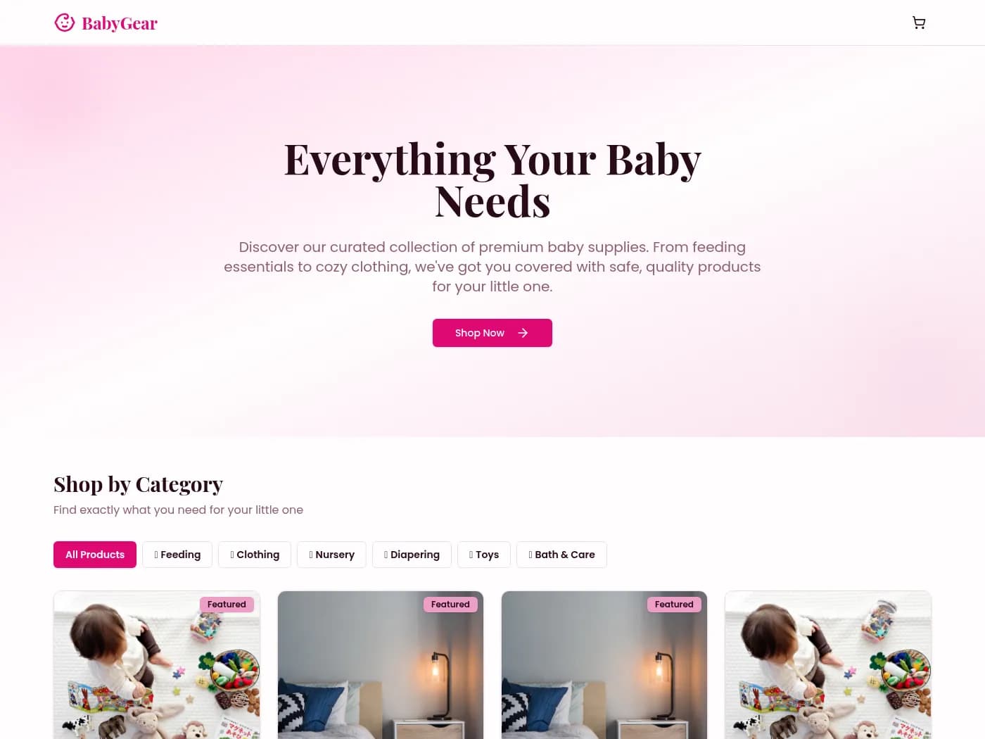 BabyGear Online Store
