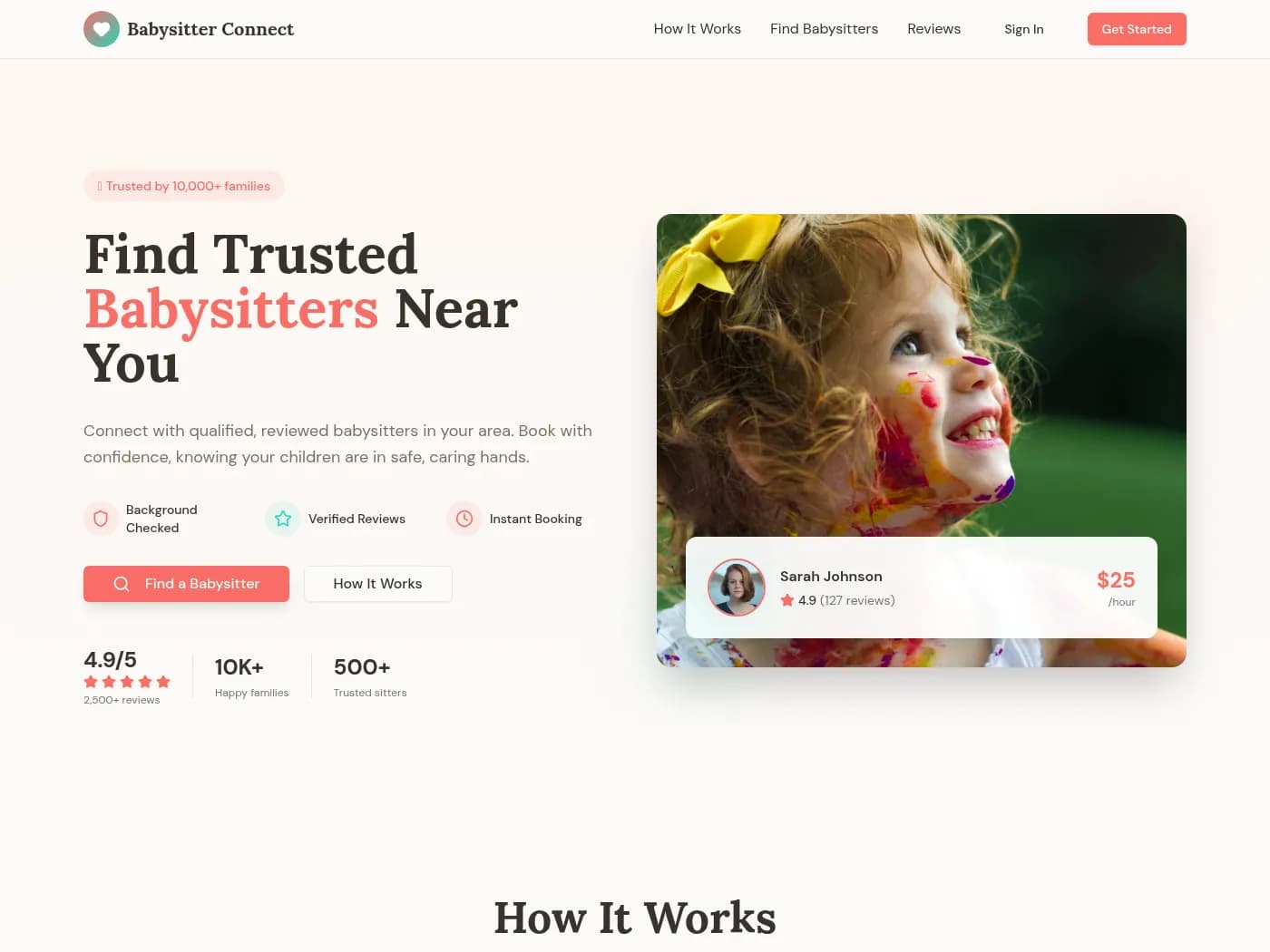 Babysitter Connect: Modern Babysitting Service Platform