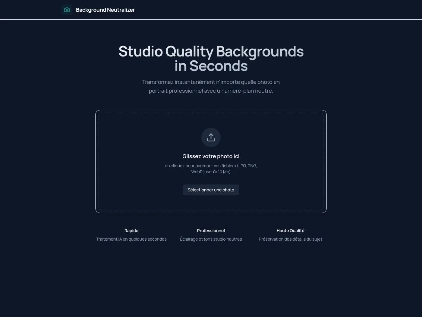 Background Neutralizer Photo Tool