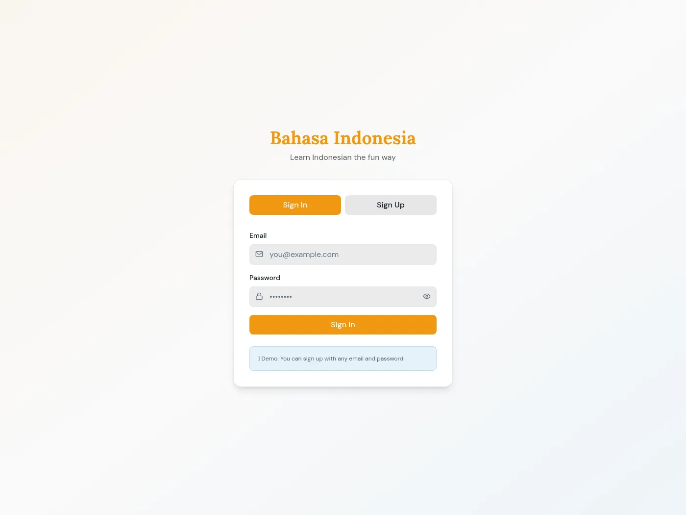 Bahasa Indonesia Learning Portal