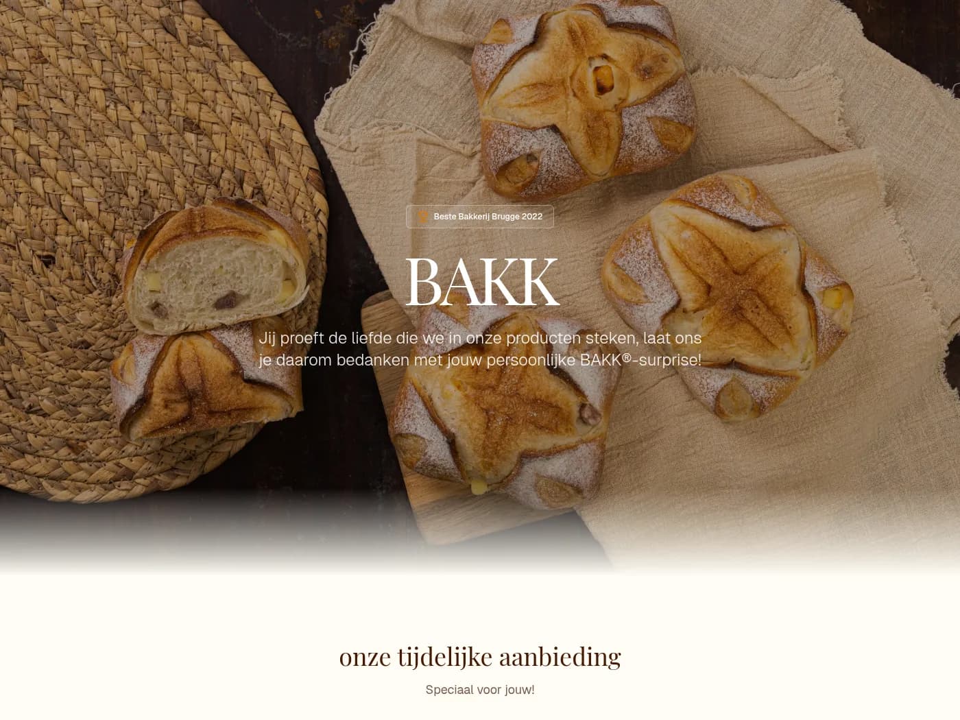 BAKK Cookie Deal Page