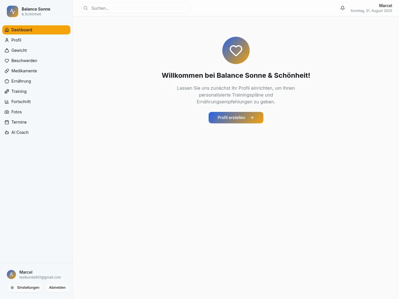 Balance Sonnen & Schönheit Coach App für Hofgeismar
