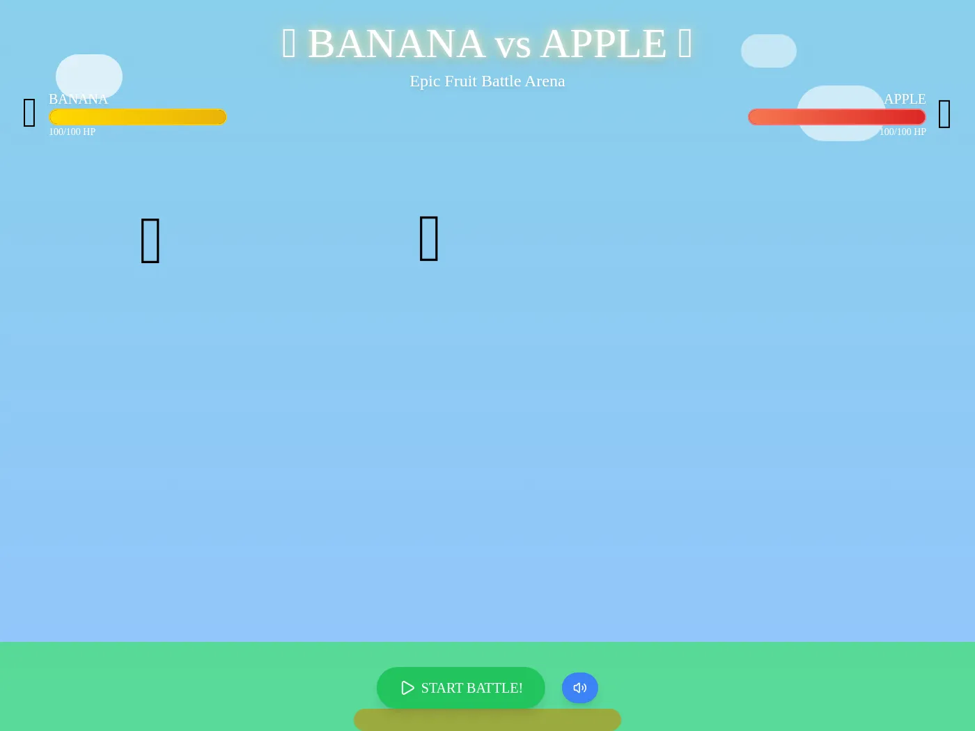 Banana vs. Apple: Animated Fruit Battle Video