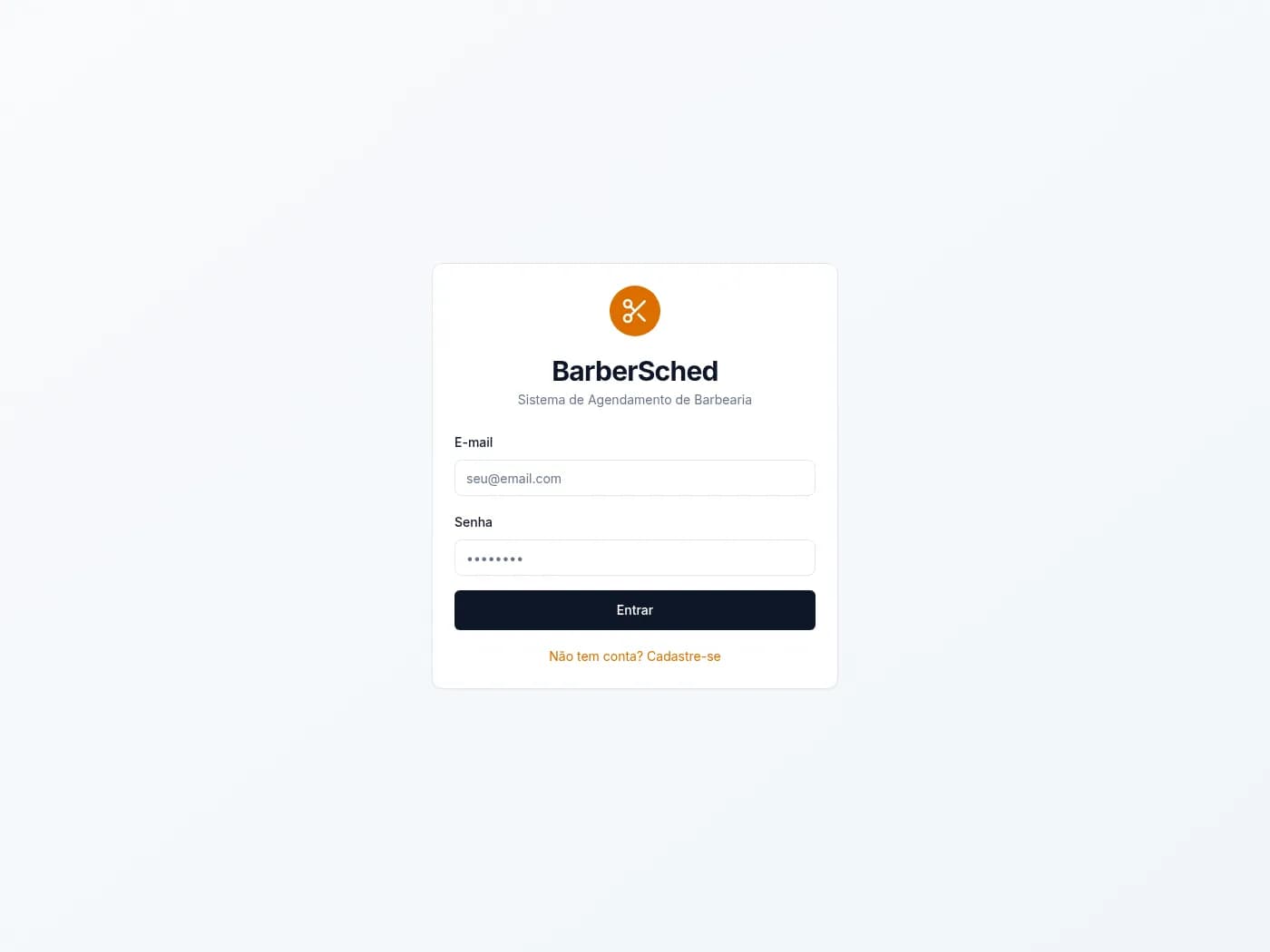 Sistema Completo de Agendamento para Barbearia com Dashboard Administrativo