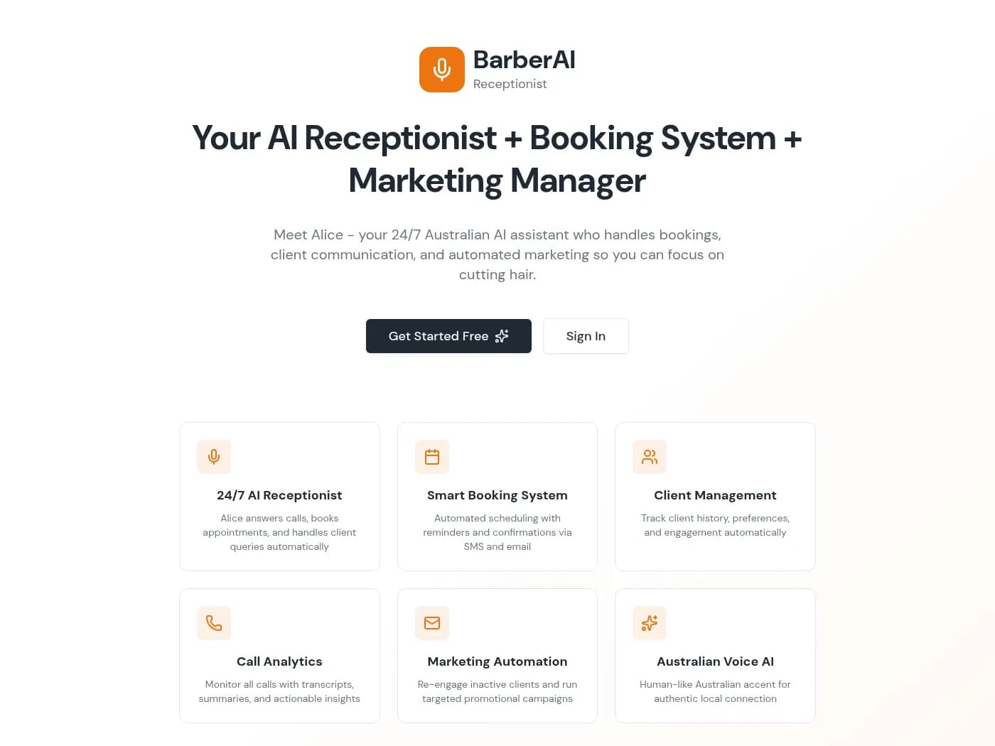 BarberAI Receptionist