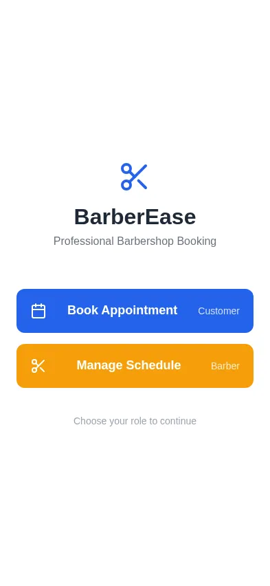 BarberEase: Cross-Platform Barbershop Booking App