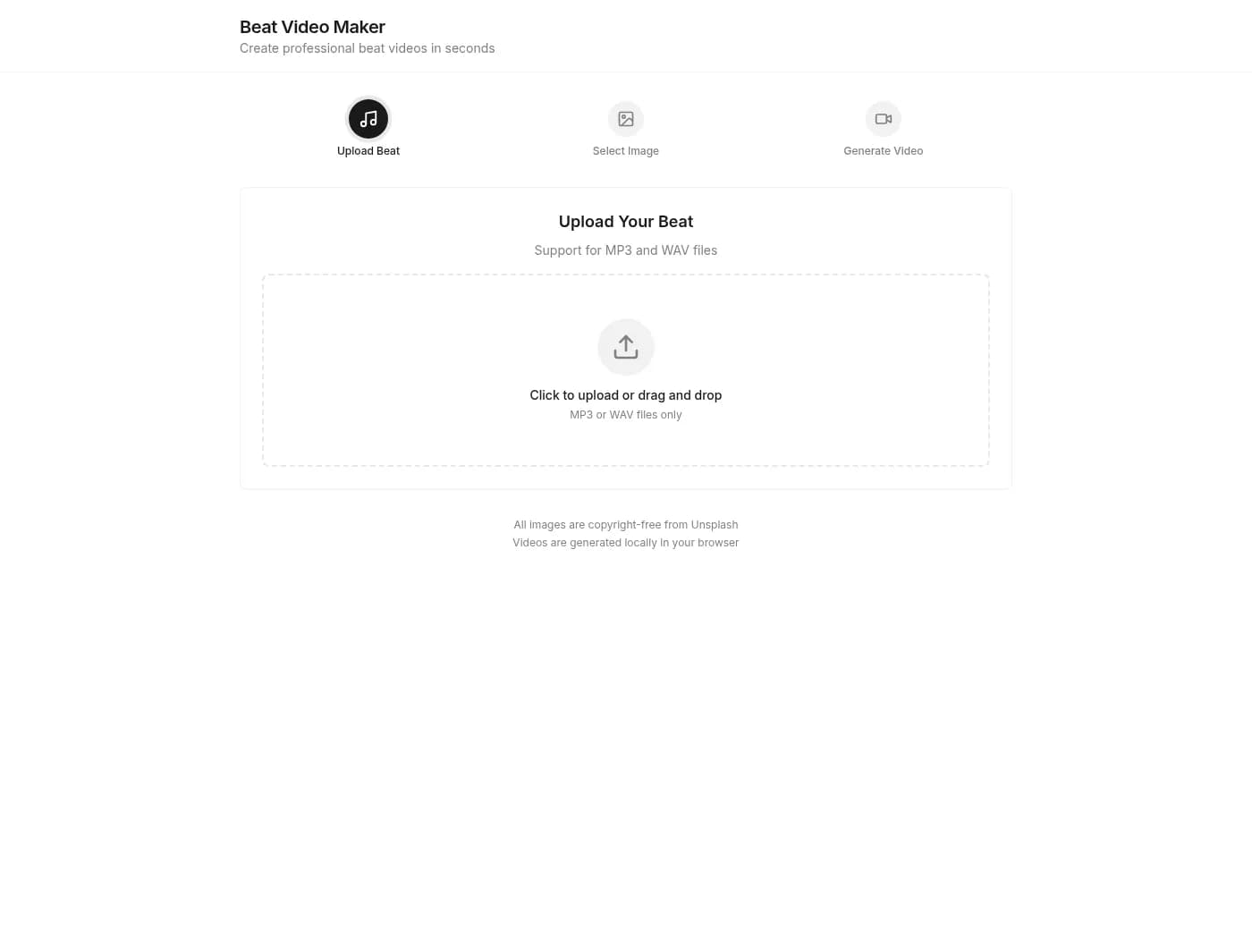 Beat Video Maker – Create Videos with Your Beats and Free Pinterest Images