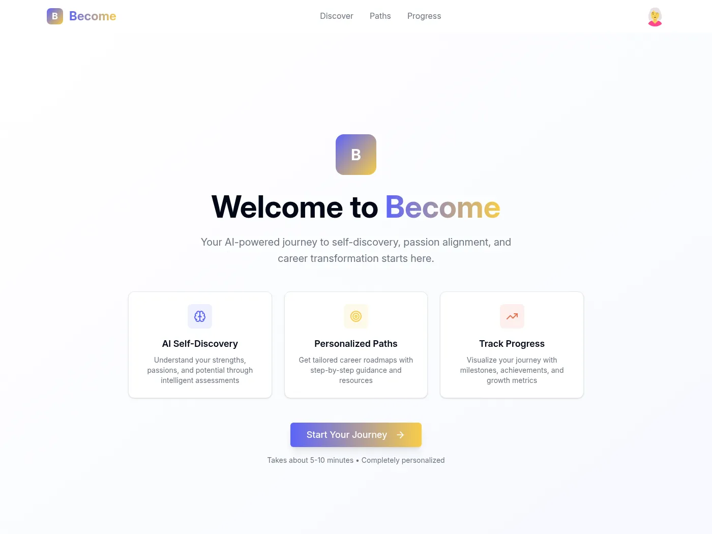 Become: AI-Powered Personal & Professional Path Engineering Platform