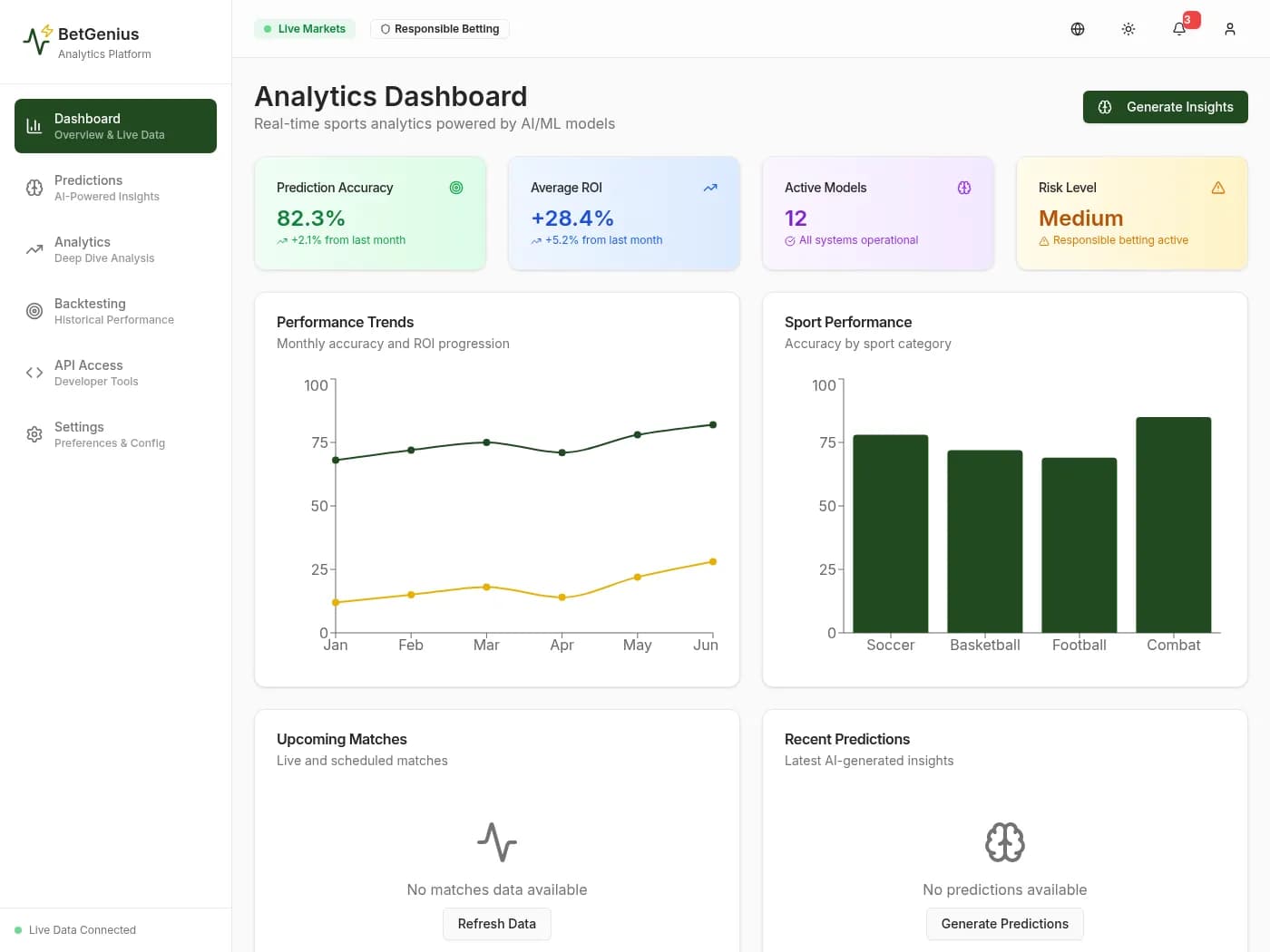 BetGenius Analytics Platform
