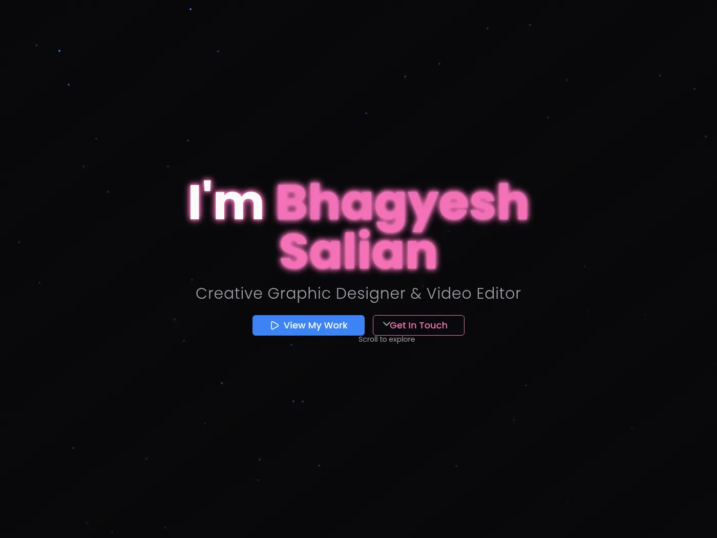 Bhagyesh Salian – Creative Graphic Designer & Video Editor Portfolio