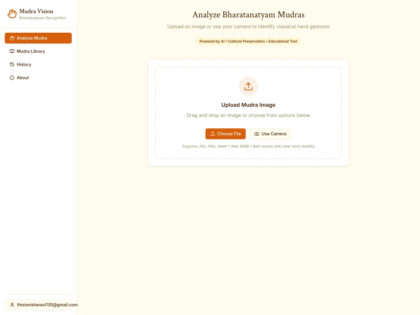 Bharatanatyam Mudra Recognition App