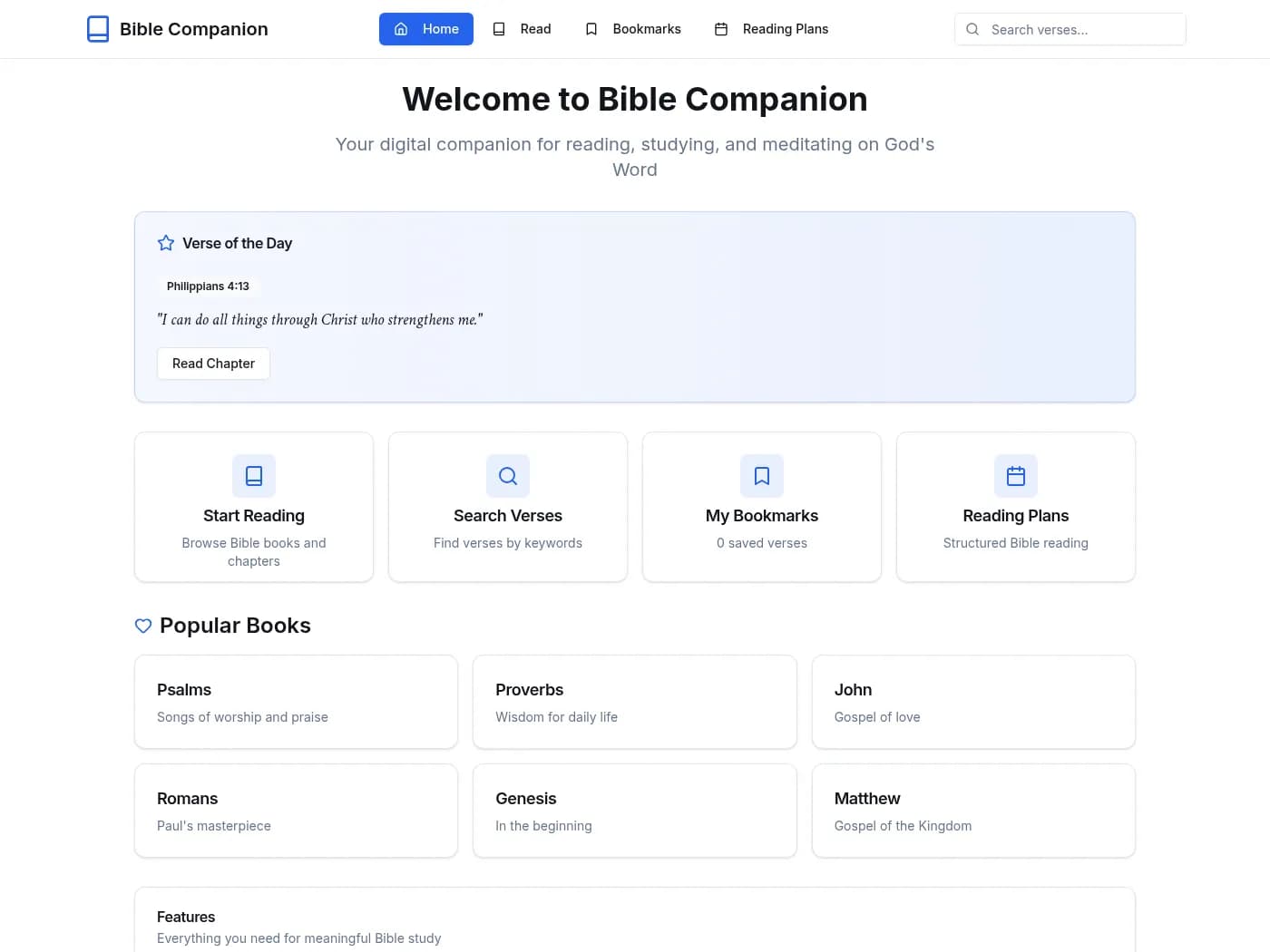 Bible Reading Companion