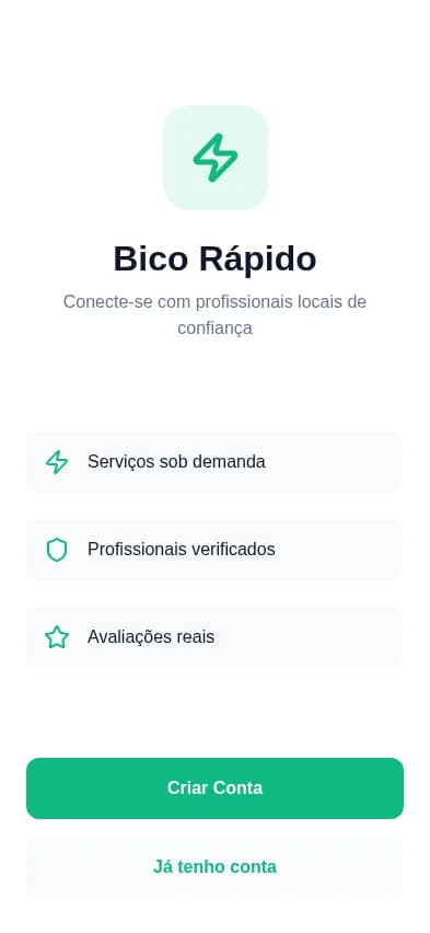 Bico Rápido - Local Services Marketplace for Brazilian Communities