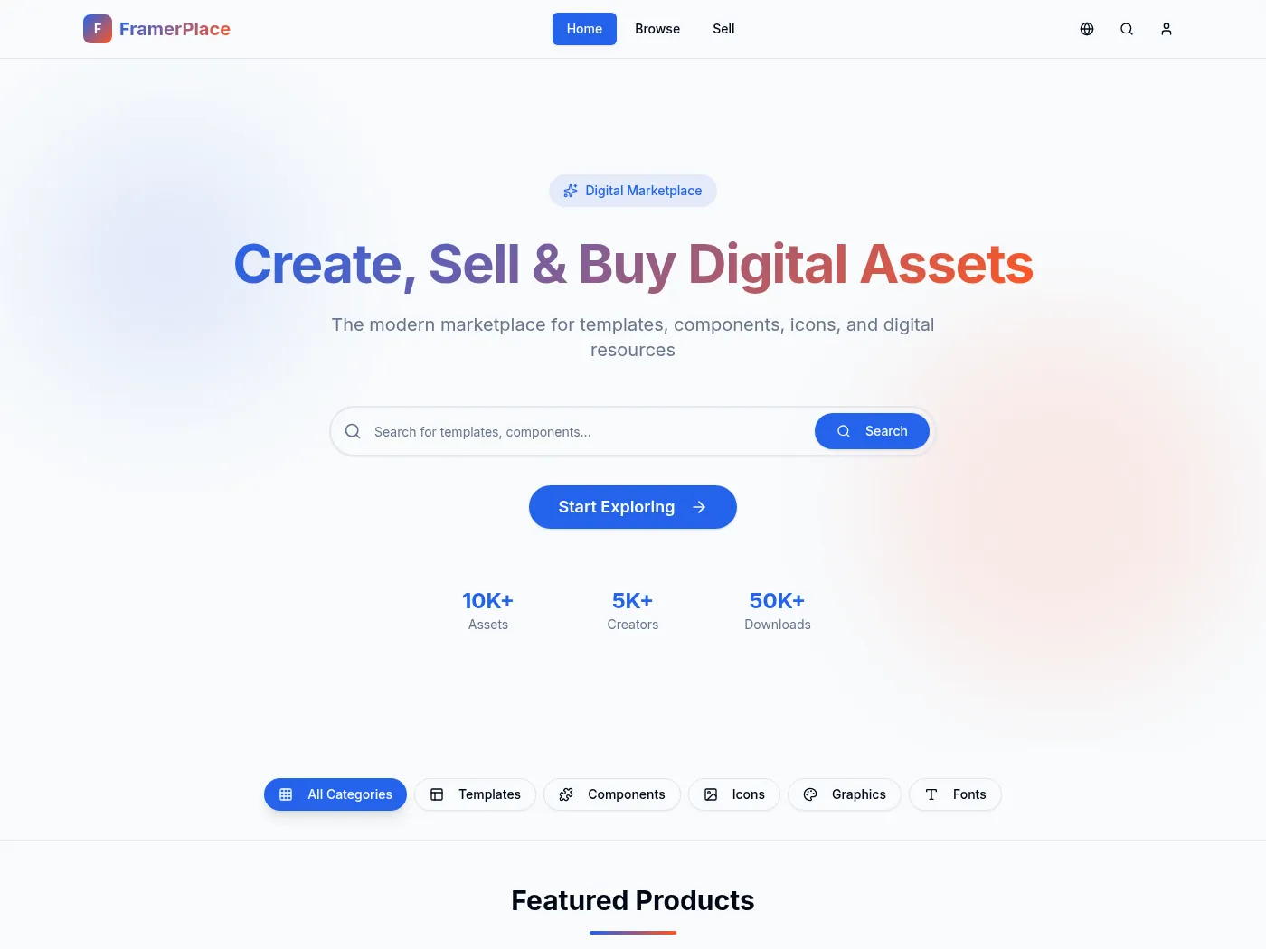 Bilingual Framer Marketplace